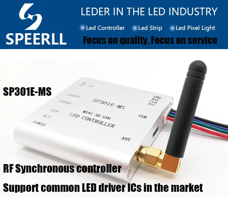 Key Control Rf Wireless Synchronous Spi Signal Mini Led Controller ...