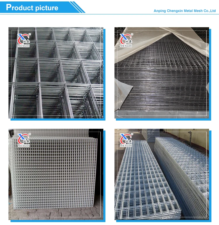 4x4 Welded Wire Mesh Fencing Panels for Hog and Dog Cages - Galvanized ...