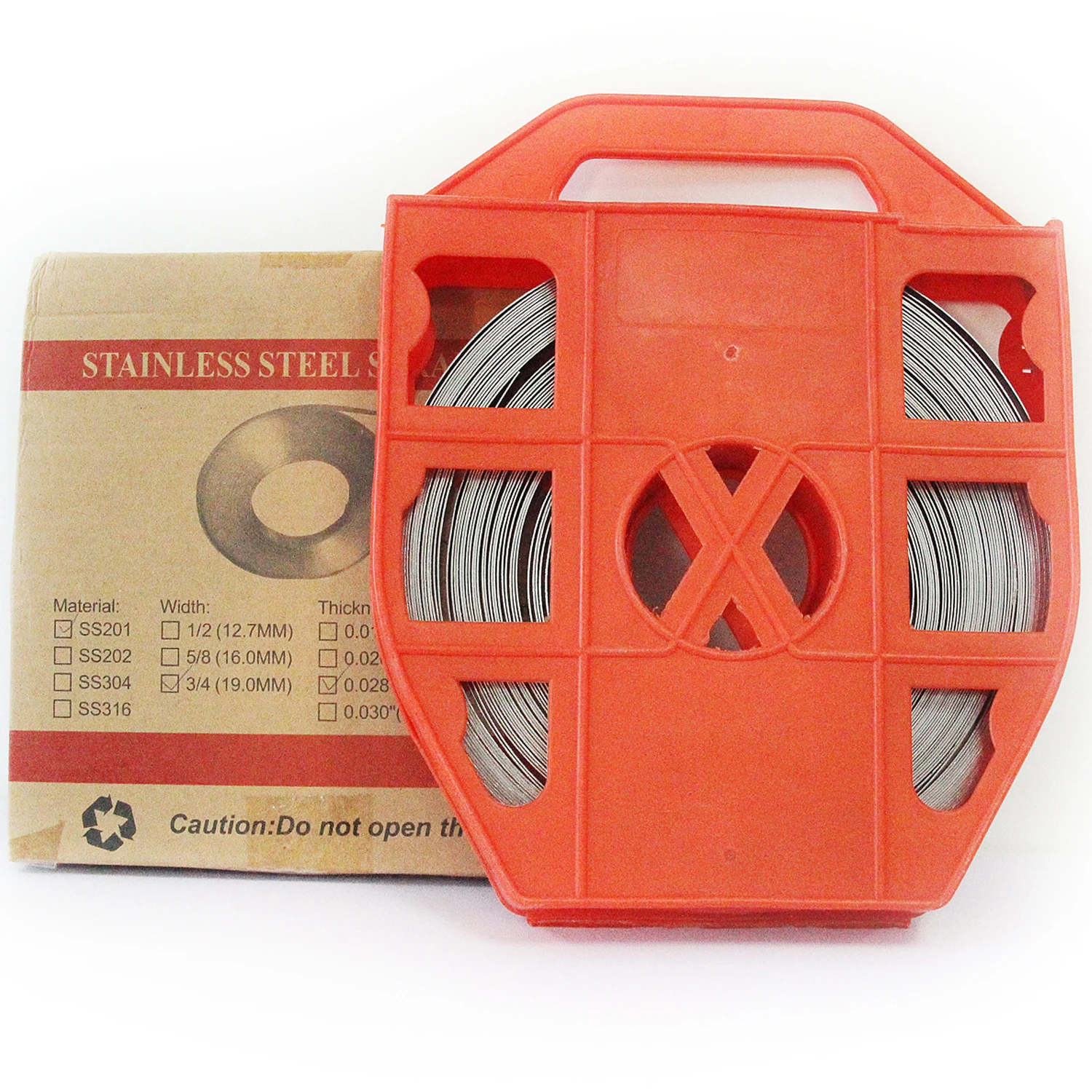 201/ 304 Stainless Steel Strapping Band Pole Hoop Fixed Binding Cable ...