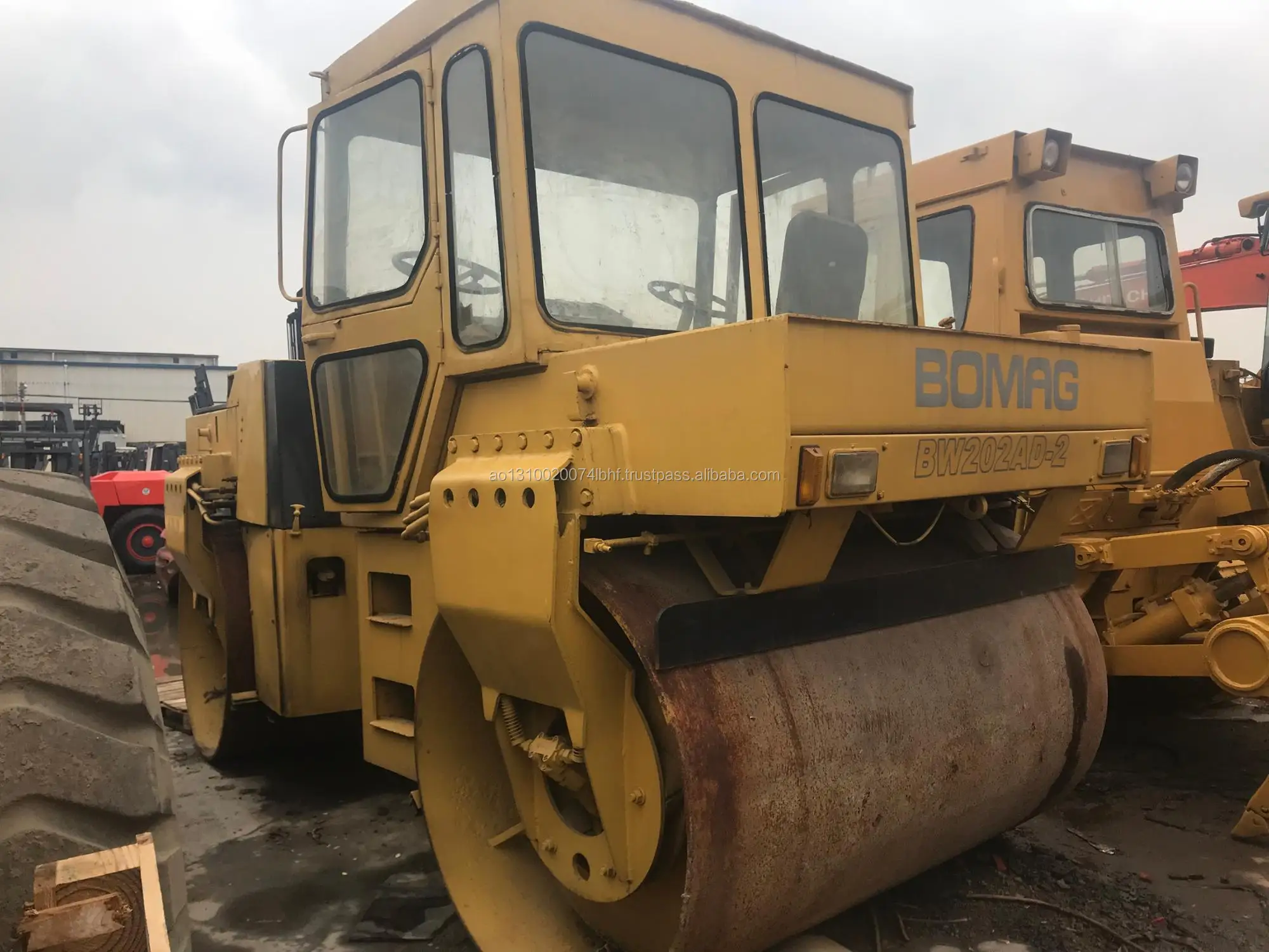 Used Compactor Bomag Bw202 Bw217 Bw225 Bw219 Single Drum Road Roller ...