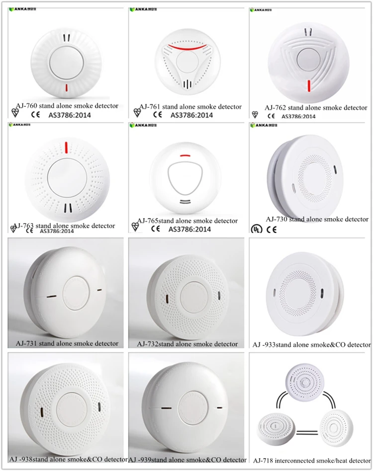 Ul 217 Private Model Smoke Alarm Detector For Home Security - Buy Smoke ...
