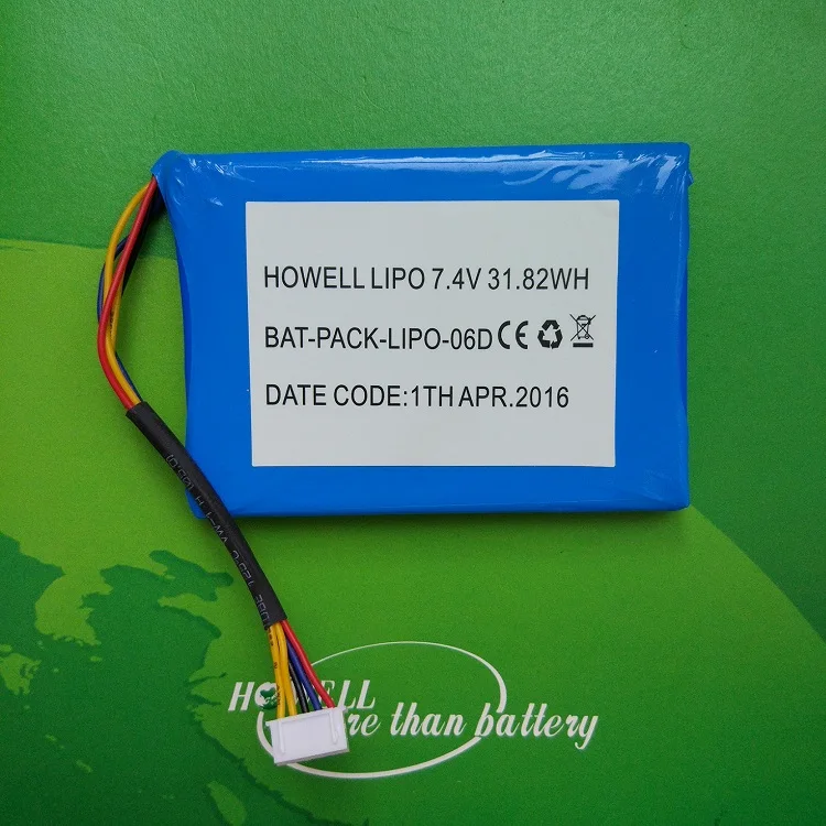 7.4v Li-Polymer Battery - 4000mah, 500-1000 Cycle Life