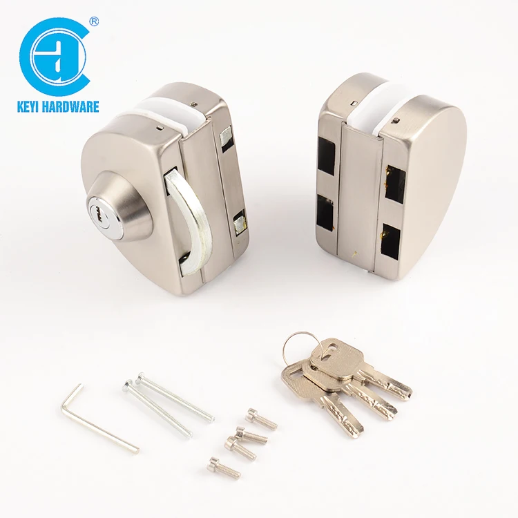 Wholesale Sales Office Center Gate Toughened Swing Glass Door Lock ...
