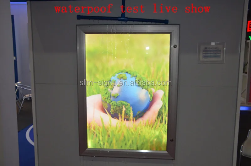 Outdoor Weatherproof Lockable Led Illuminated Sign Display - Buy ...