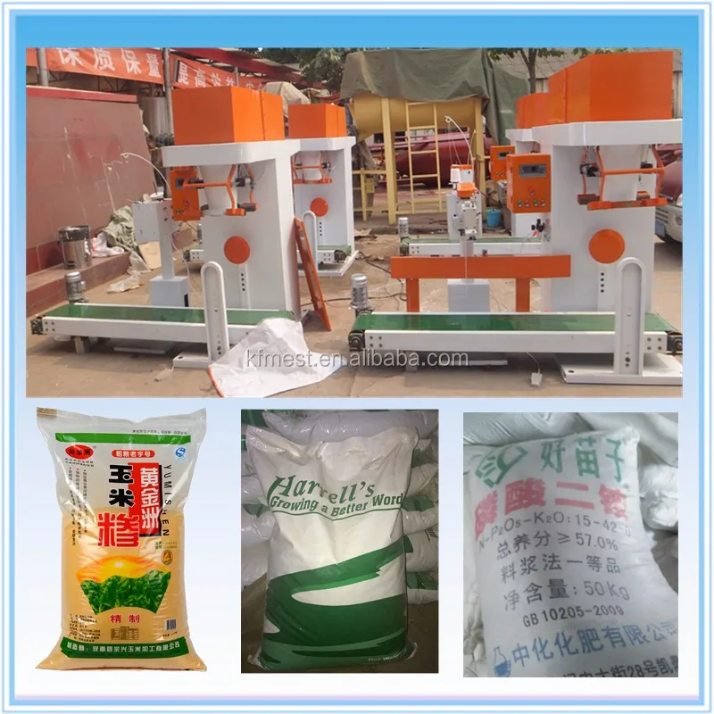 5-50kg Bag Corn Silage Packing Machine With Filling Conveyor Sewing ...