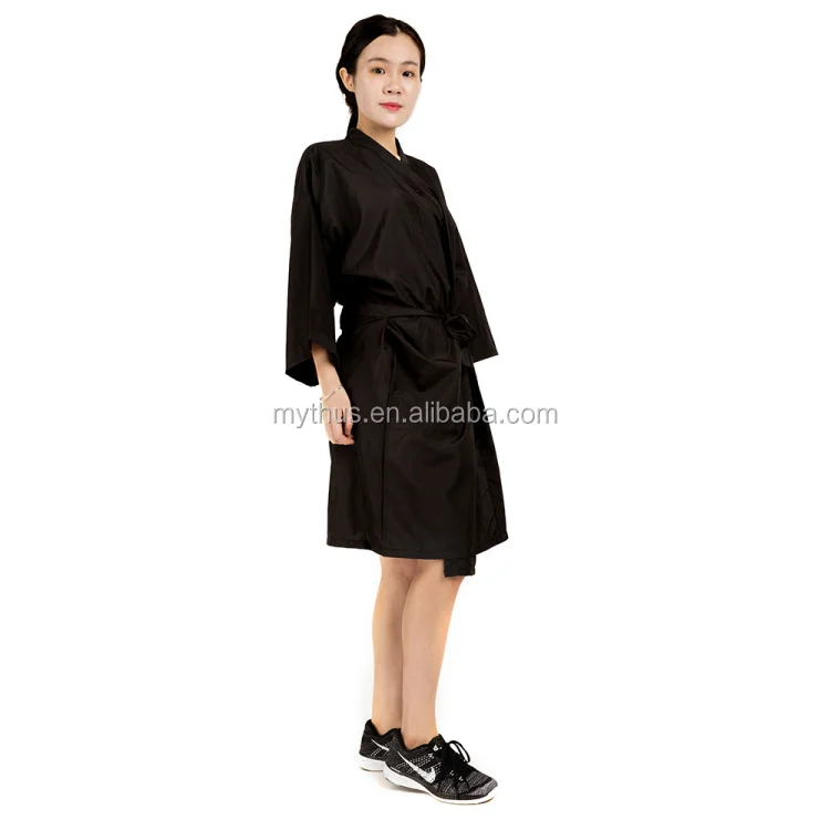 Barbershop Salon Kimono Robe Polyester Hair Salon Hairdressing Robe ...