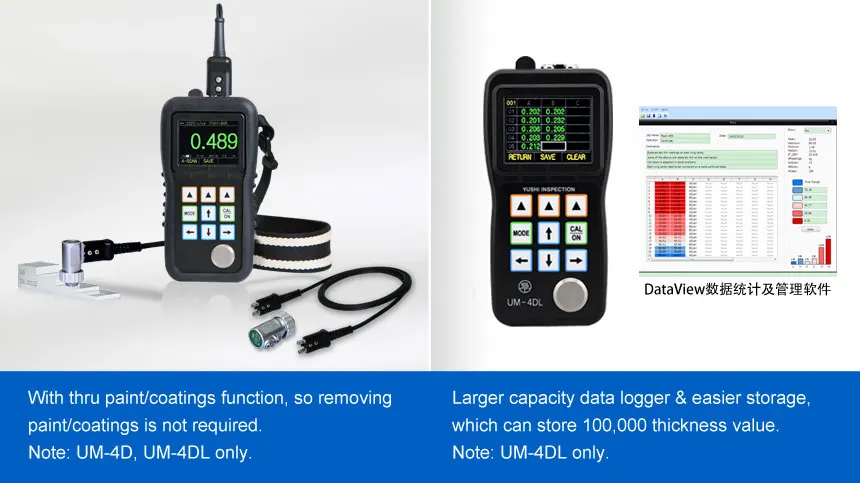 High-precision Digital Ultrasonic Plating Thickness Tester - Buy ...