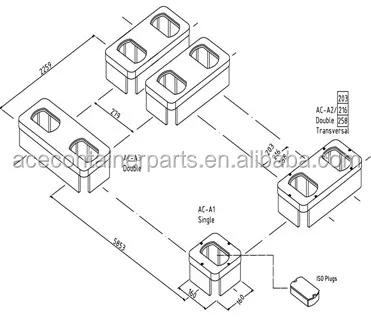 Raised Foundations Container ISO Socket, View raised iso foundations ...