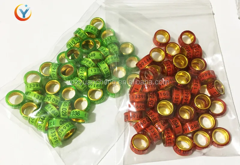Poultry Tags Pigeon Foot Rings 10mm Pigeon Leg Ring Supply To Pigeon ...