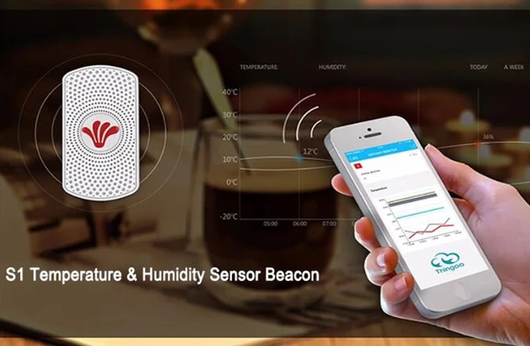 Industrial Wireless Smart Temperature Sensor Calibrated Bluetooth ...