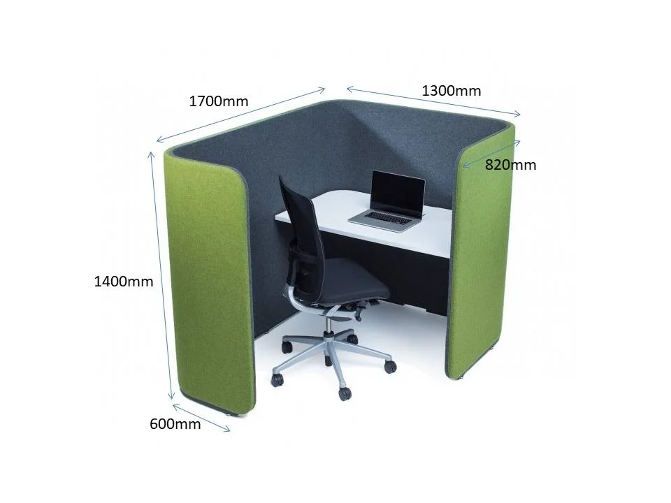 Office Work Space Booth Semi Private Acoustic Pods Modular Workstation ...