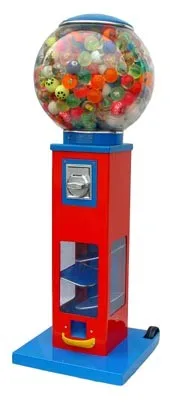 Mini Sliding Toy Capsule - Bounce Ball & Candy Vending Machine