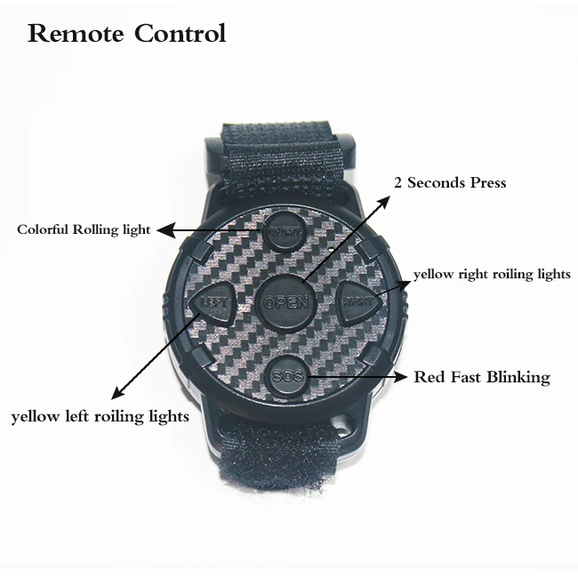 New Products Usb Rechargeable Remote Control Led Safety Belt Led Sport ...