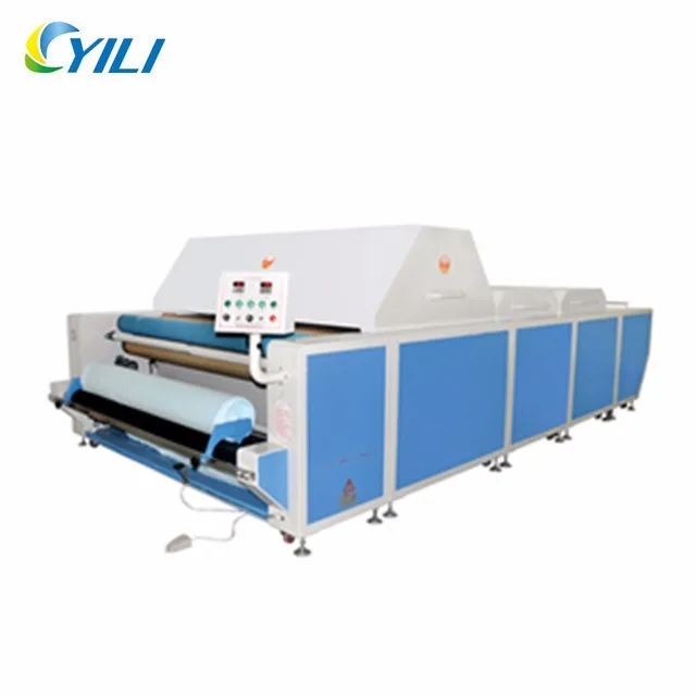 fabric finishing steam and drying shrinkage machine to fix fabric size ...