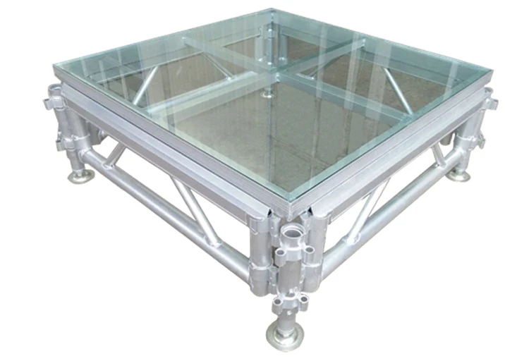Factory Aluminum Led Glass Stage Mobile Light Stage Platform For Sale ...