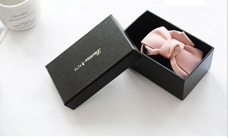 Custom Luxury Hair Clip Hair Pins Paper Box With Lid - Buy Hair Clip ...
