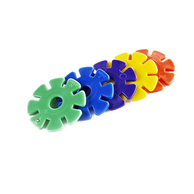 Rainbow Snow Flakes 100 Discs Stem Educational Brain Building Toy ...