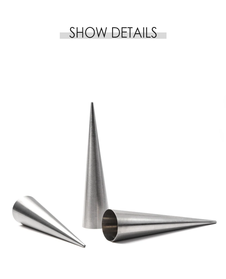 Stainless Steel Non-stick Cone Cream Horn Form For Diy Baking Croissant ...