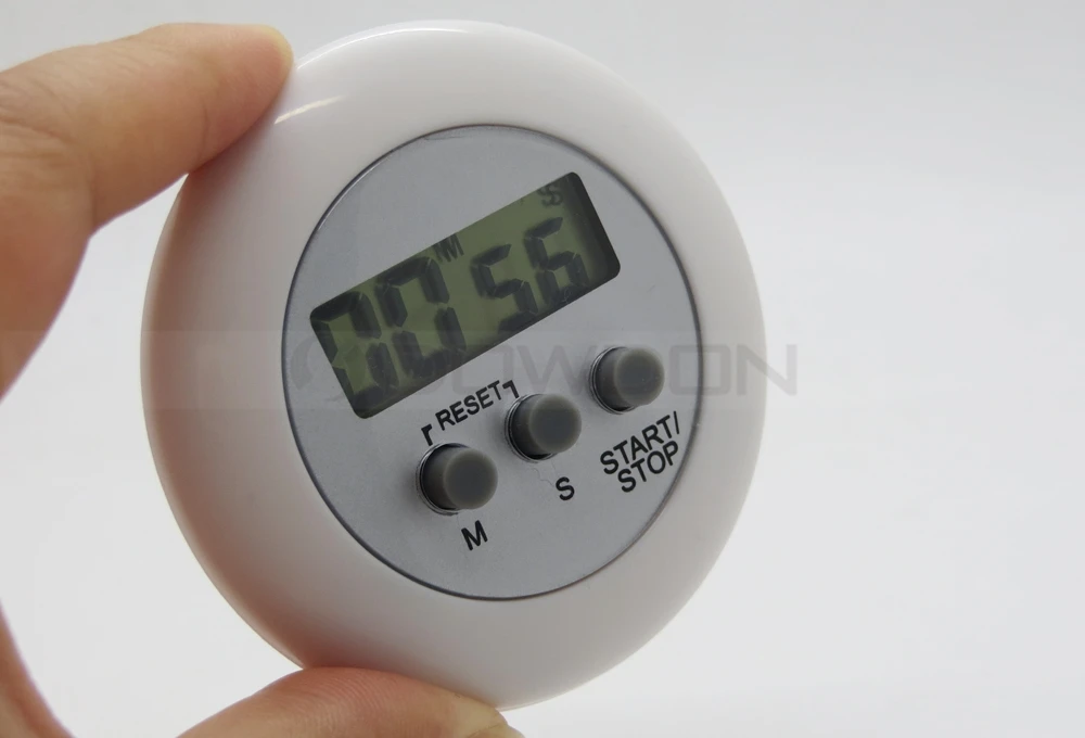 Digital Magnetic Lcd Stopwatch Kitchen Timer Racing Alarm Clock Stop ...