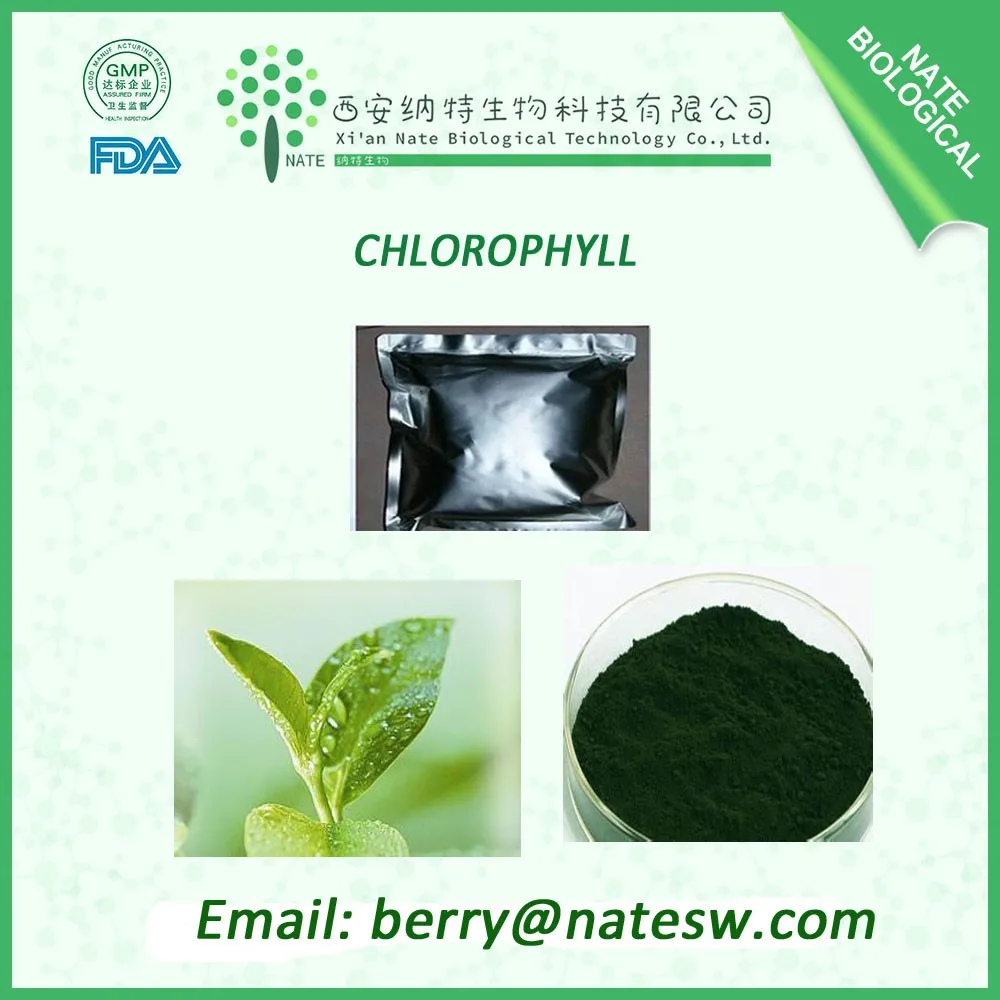 High Purity 95% Natural Pigment Pure Sodium Copper Chlorophyll Powder ...