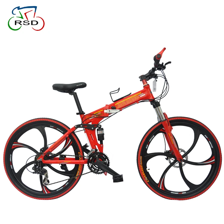 26 Inch Folding Portable Bicycle Beach Cruiser/ Aluminum Folding Bike ...