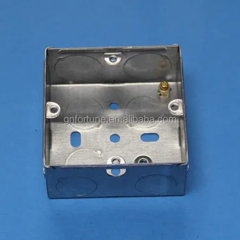 1 Gang Junction Box / Gi Metal Boxes / Flush Mounting Box - Buy Gi ...