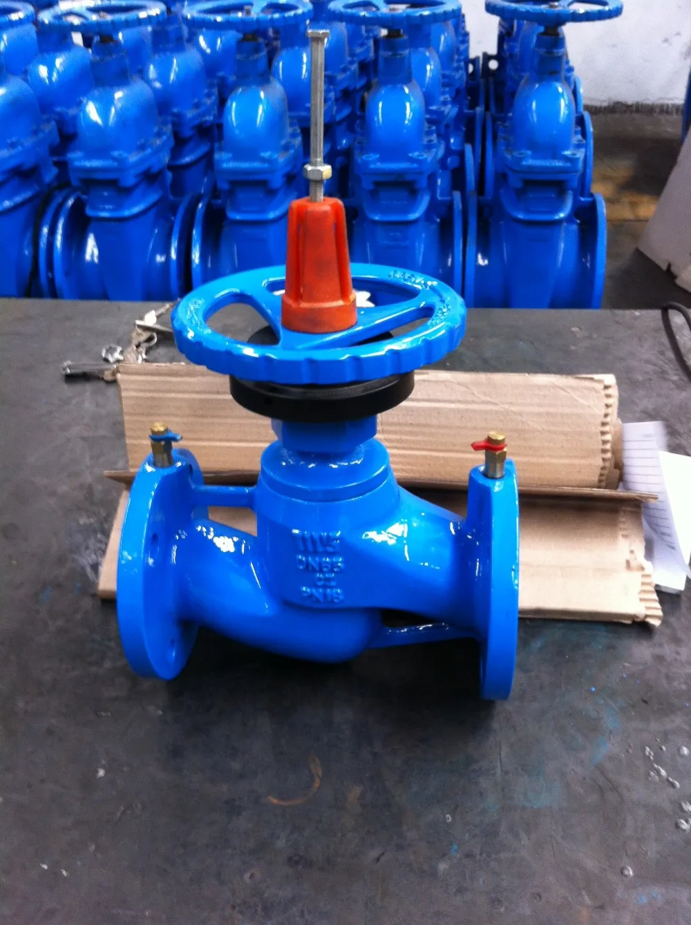 Cast Iron Number Lock Static Balancing Valve with Flange Ends