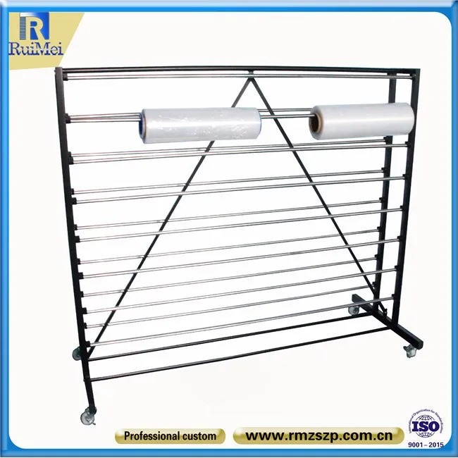Custom Product Stand For Retail Display Carpet Rolling Display Rack ...