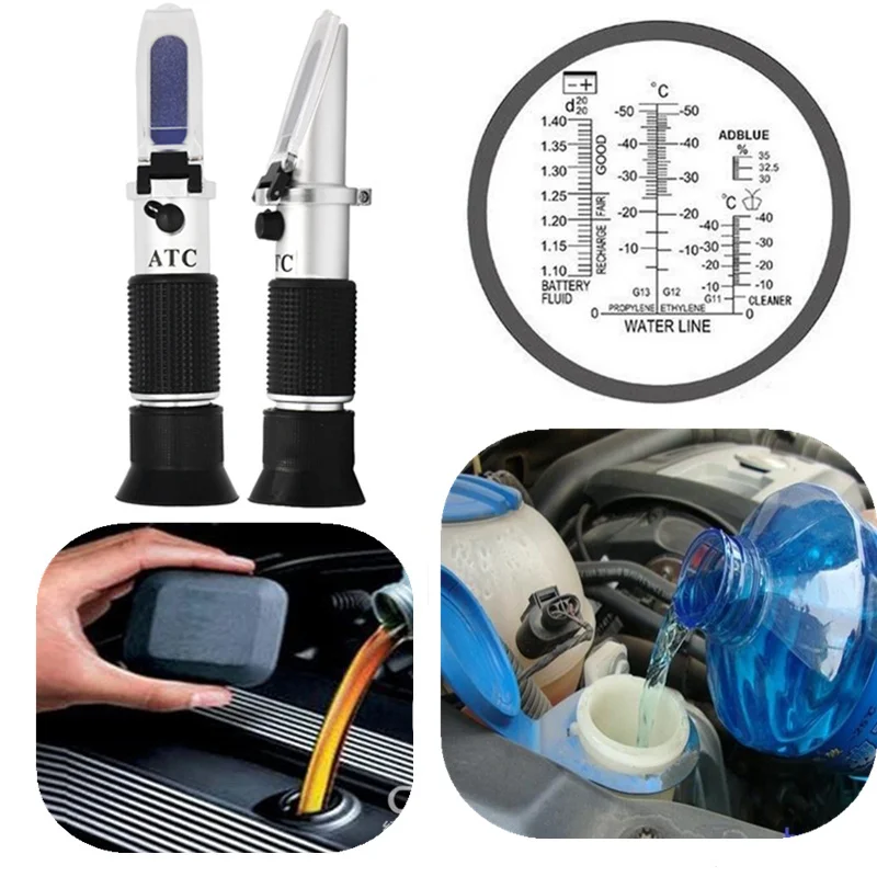 Handheld Optical 4-in-1 Car Adblue Concentration Refractometer Testing ...