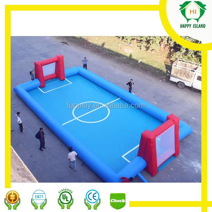 Giant Inflatable Soccer Field /inflatable Water Soccer/inflatable ...