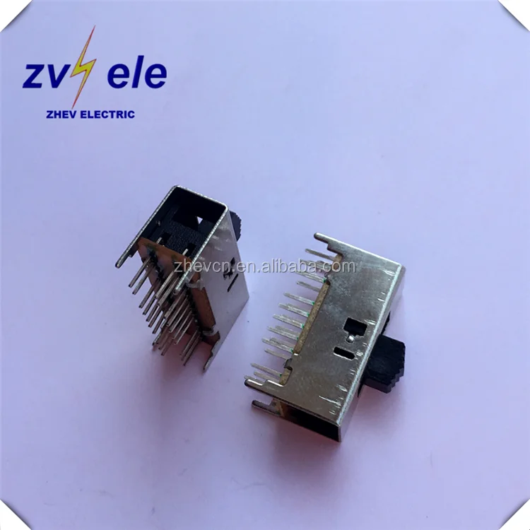 Ss-44d04 Dip 20 Brass Pins Slide Switch With 4p4t Button Height 7mm - Buy Ss-44d04 Switches,4p4t ...