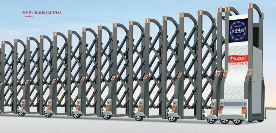 Electric Retractable Factory Main Gate - Latest Designs