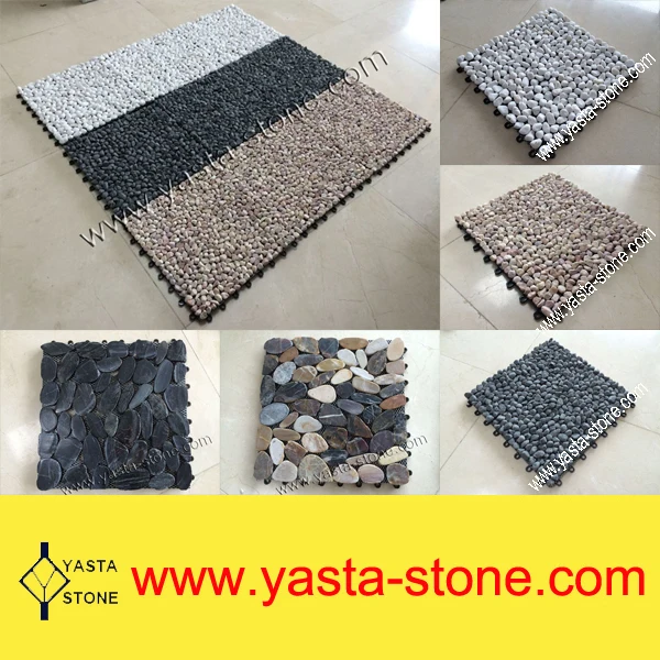 Pebble Tile Garden Cheap River Stone Floors - Buy River Stone Floors ...
