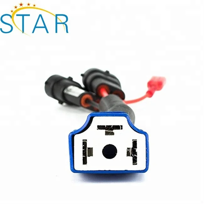 Dual Bulb H9/H11 to Single H4 Headlight Wire Adapter