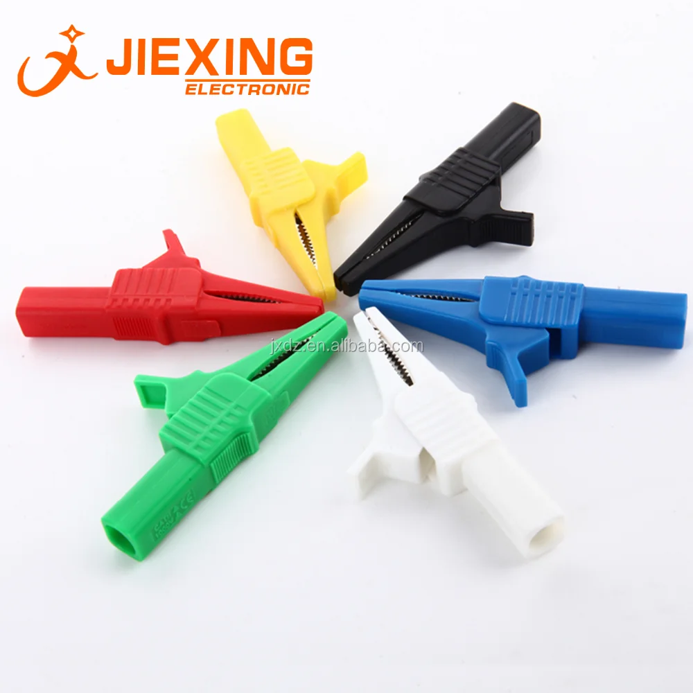 Alligator Clip 4mm Jack Test Clip Safety Crocodile Clip Insulate 1kv ...