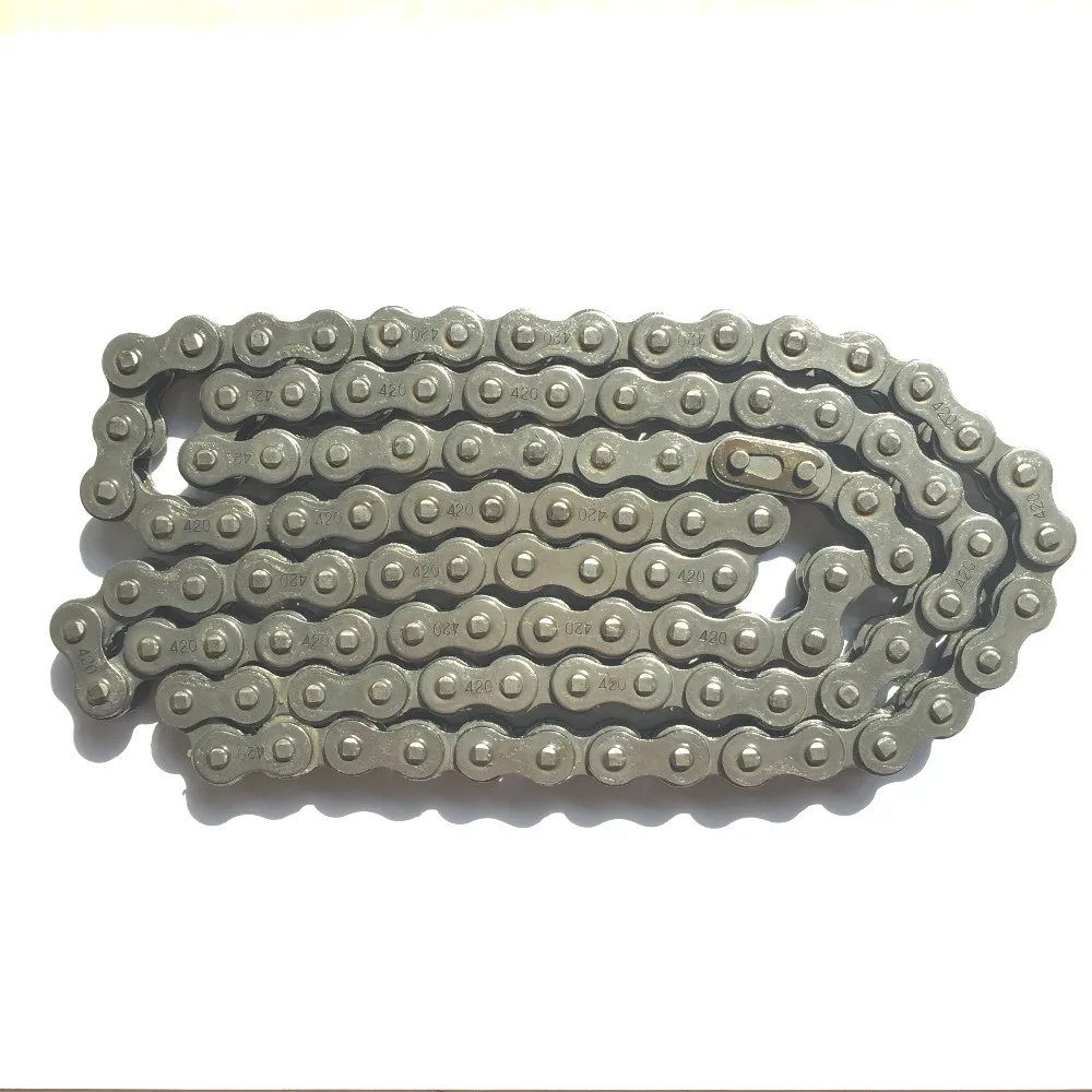 4 Side Rivetted Natural Color 428-96l Motorcycle Roller Chain For ...