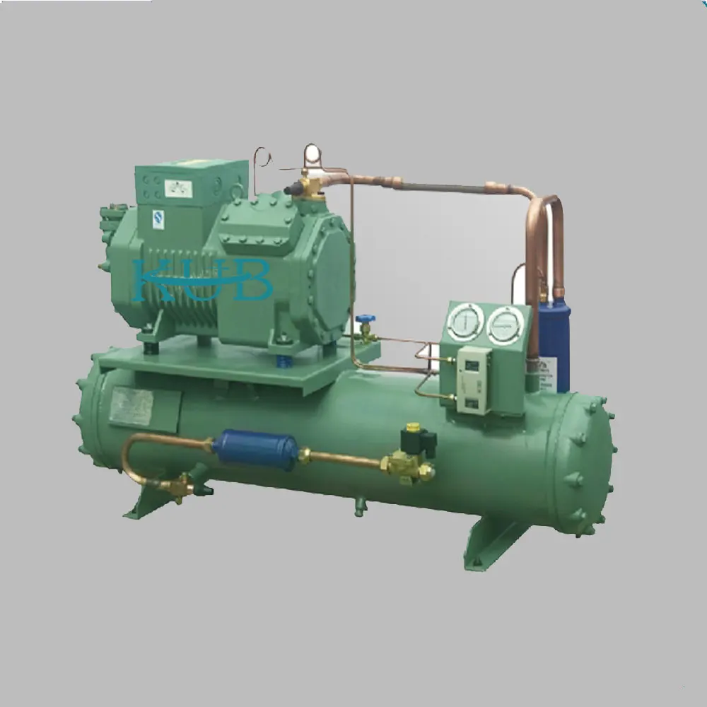 4ees-6 Bitzer 6hp Compressor Water Cooled Condensing Unit - Buy Water ...