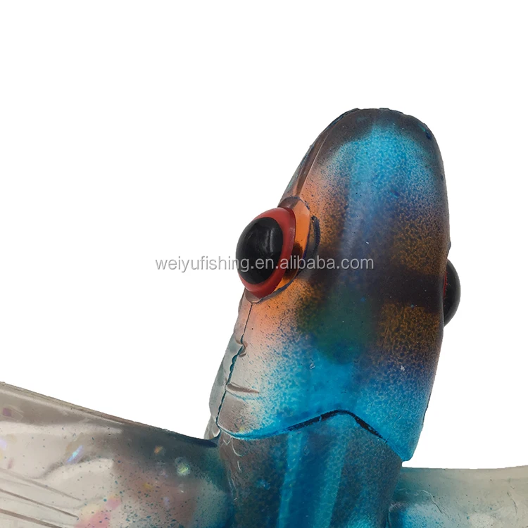 21cm Saltwater Flying Fish Bait - Rigged Soft Plastic Lures