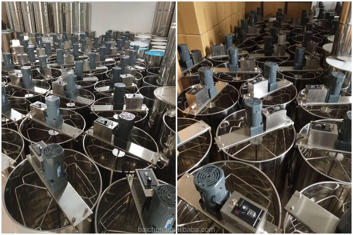 Electric 4 Frame Honey Extractor - Efficient & Durable