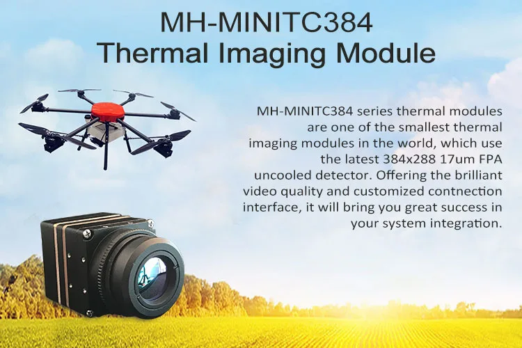 Durable Thermal Camera Core Module Drone Infrared Camera Thermal Drone ...