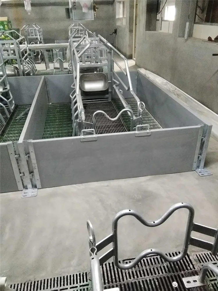 Swine Farm Pig Cage Farming Equipment Breeding Stalls Of Galvanized Sow ...