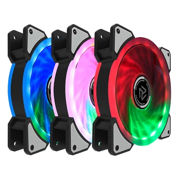 Rgb Fan Kit Gaming Dual Ring Led 120mm Cooling Fan - Buy Dualing Ring ...
