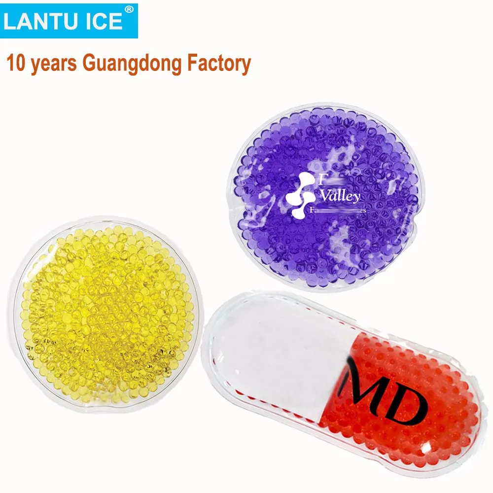 Food Grade Gel Beads Ice Packs Custom Shape Physical Therapy Cooling ...