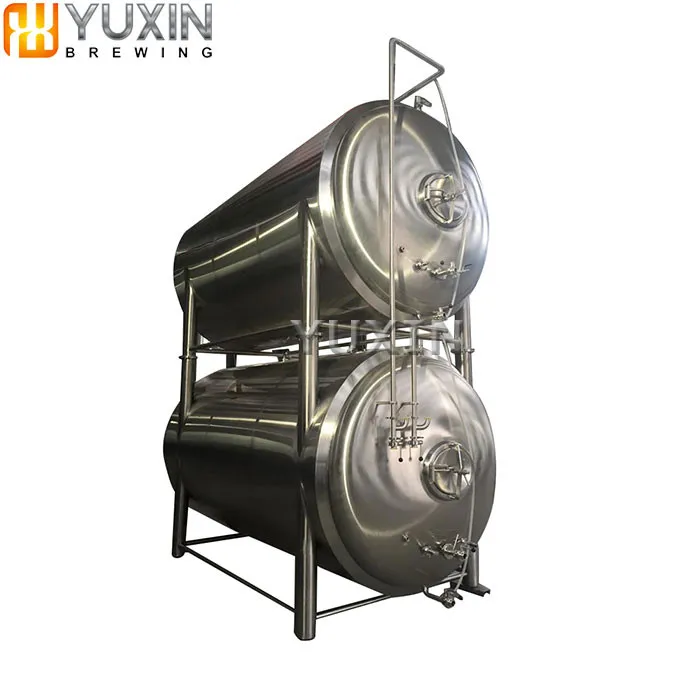 500l 7bbl 1000l Horizontal Beer Serving Tanks - YUXIN Quality