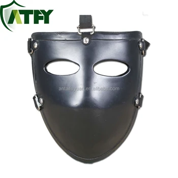 Army Bulletproof Mask Ballistic Kevlar Aramid Half Face Shield - Buy ...