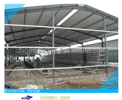 Steel Poultry House Metal Building To Contain Breeding Equipments Layer ...