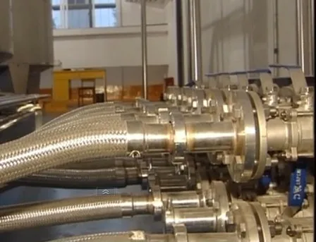 High Pressure Hose Metal Conduit Flexible Exhaust Pipe For Generator ...