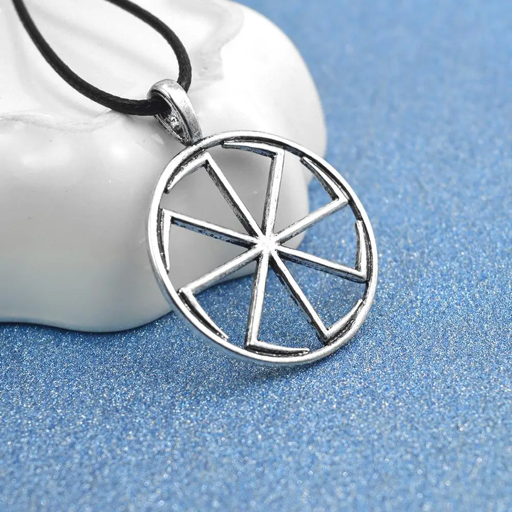 2017 Sunwheel Spinning Wheel Swastika Slavic Slavonic Pagan Dark Age ...