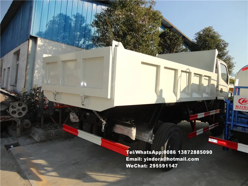 New Dfac 3 Tone 3m3 4m3 5m3 Tipper Vehicle Mini Dumper 4x4