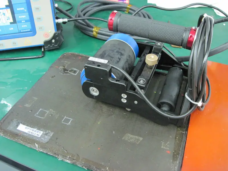 Phased Array Wheel Probe for Corrosion Inspection, Roller Probe